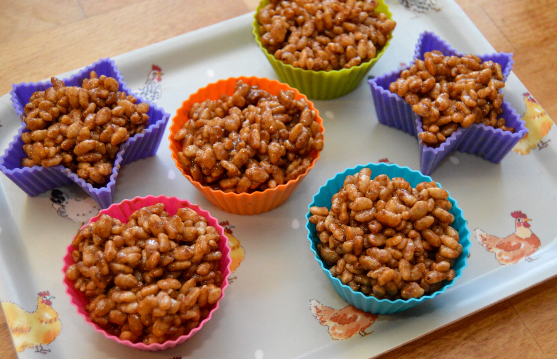 Heavenly Chocolate Rice Krispie Cakes - Kids Do Cooking